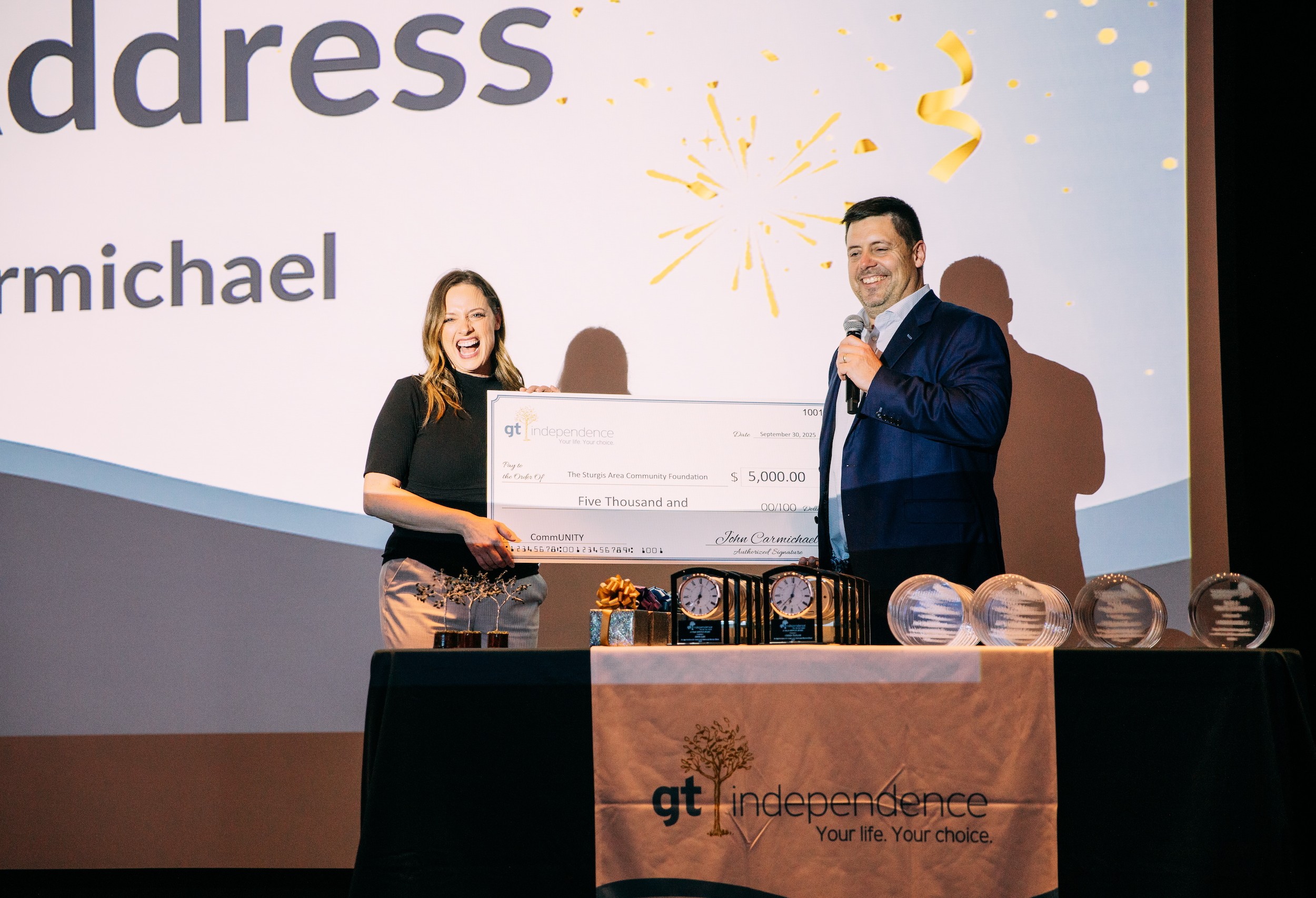 GT Independence donates $5,000 to Sturgis Area Community Foundation ...